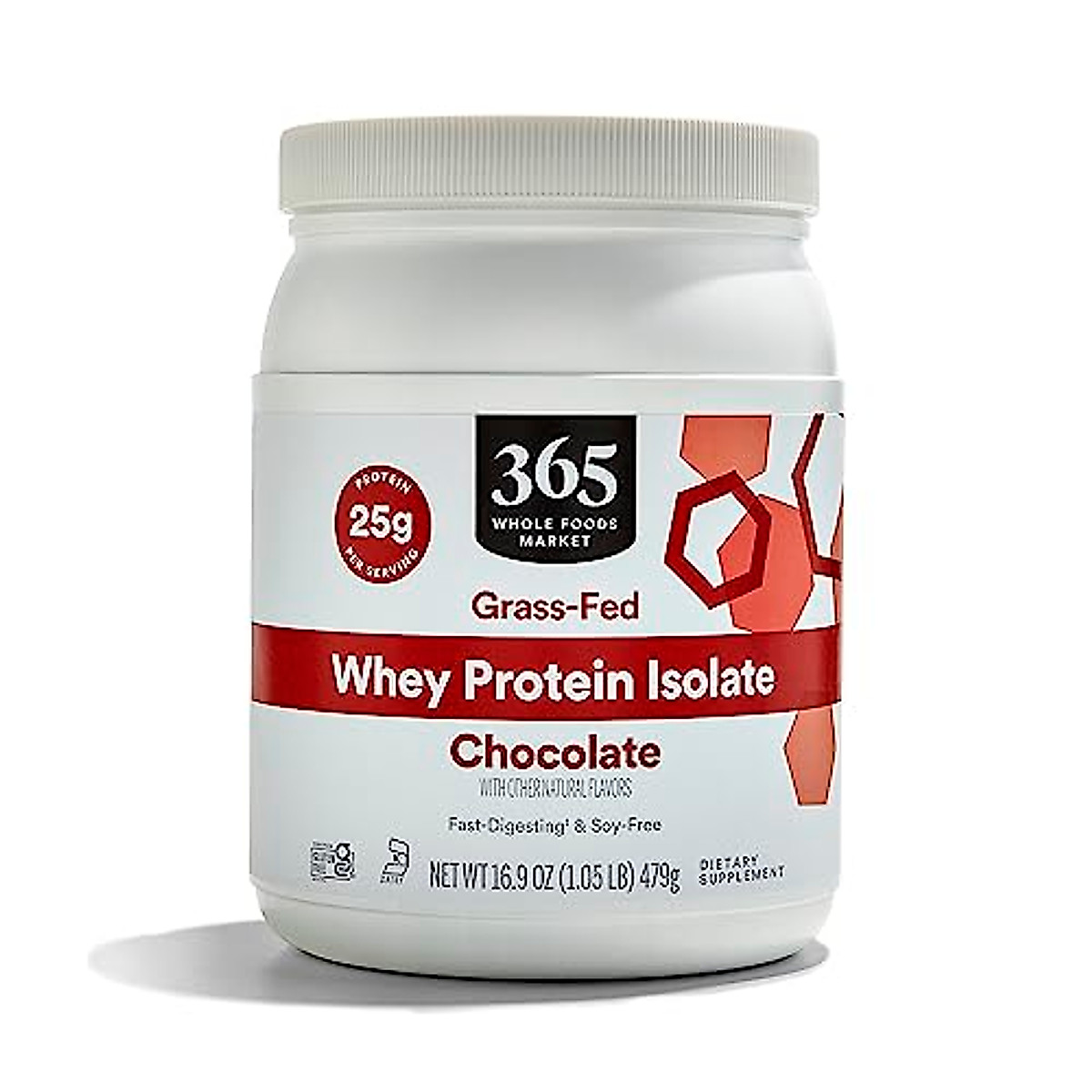 365 by Whole Foods Market, Chocolate Whey Protein Isolate, 16.9 Ounce