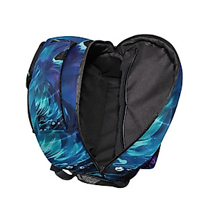 Wolf Backpack for Girls Backpack with Wolves Rainbow Animal Backpack for School Kids Bookbag 3rd 4th 5th Grade Elementary Travel Laptop Shoulder Bag Students Daypacks