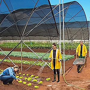 Shade Cloth for Garden Plants Greenhouse, 40-50% Sunblock Shade Neting -for Outdoor Garden Lawn Plant Sun Shade Cloths for Kennel Chicken Coop Easier to Hang Shade Net Cover