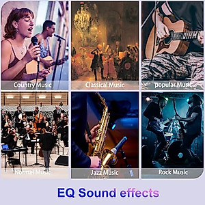 Bluetooth Speakers, 60W(80W Peak) Portable Loud Wireless Stereo Speaker with Rich Bass, Bluetooth 5.0, FM Radio, Colorful Lights, TWS Pairing, 10000mAh Battery, Outdoor Speaker for Home Party Gifts