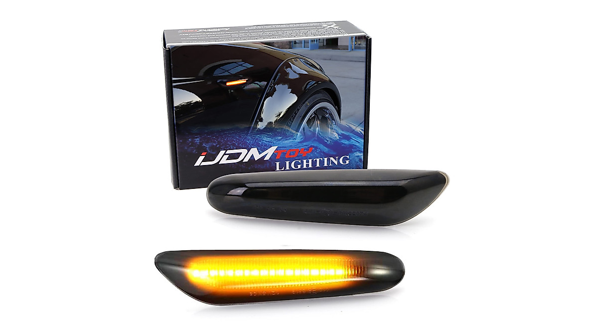 iJDMTOY Euro LED Fender Markers for BMW 1, 3, 5 Series