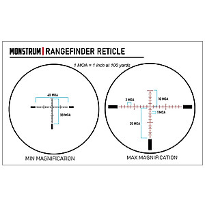 Monstrum G2 6-24x50 FFP Rifle Scope | Monstrum SS-H Scope Sunshade | Bundle