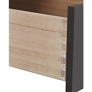 Aria 48-inch Bathroom Vanity (Carrara/Weathered Gray): Includes Weathered Gray Cabinet with Authentic Italian Carrara Marble Countertop and White Ceramic Sink