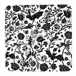 Christmas Goth Bat Flower Halloween Baby Swaddle Blankets boy Newborn Receiving Gothic Blankets Christmas Girl Baby Swaddle Blankets Large Swaddle Blankets Swaddling Wrap Silky Soft Gifts