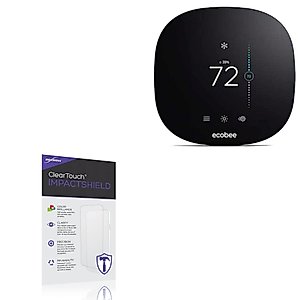 BoxWave Screen Protector Compatible with Ecobee EB-STATE3LTP-02 - ClearTouch ImpactShield (2-Pack), Impenetrable Screen Protector Flexible Film