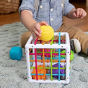 Fat Brain Toys InnyBin Baby Toys & Gifts for Babies,7 pcs