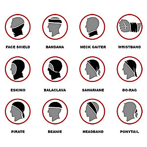 Outdoor Face Mask Scarf Bandana Multiple Functions UV Protection Wind dust Proof Headwear for Men and Women Cycling Motorcycling Hiking Skiing American Flag