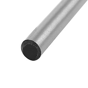 Aexit 11mm Drilling Tool Holder Dia 350mm Length HSS Round Drill Hole Twist Drill Bit Silver Tone Model:73as591qo692