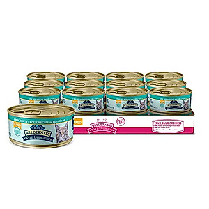 Blue Buffalo Wilderness Wild Delights High Protein Grain Free, Natural Adult Flaked Wet Cat Food, Chicken & Trout 5.5 oz cans (Pack of 24)
