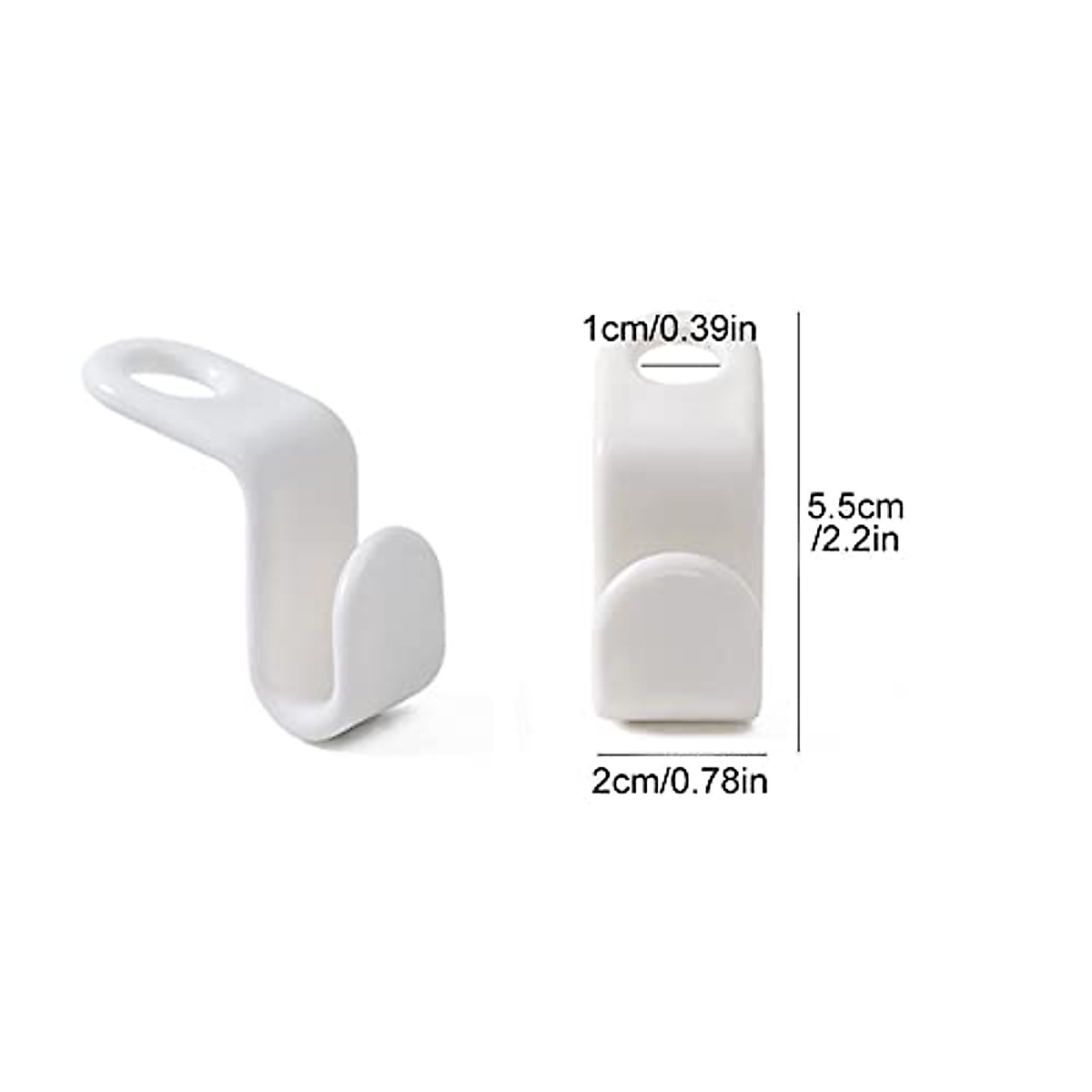 Clothes Hanger Connector Hooks, 50pcs Space Saving Coat Connecting Hanger Hooks Multi-Layer Stackable Hanger Clothes Organiser for Wardrobe Clothes Hangers Space Savers