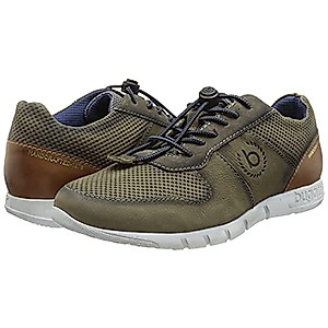 bugatti Men's Sneaker, Gray, 8.5