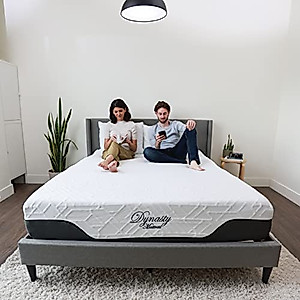 DynastyMattress 10-Inch CoolBreeze Gel Memory Foam Mattress for RV, Camper, Trailer-Short Queen RV Size