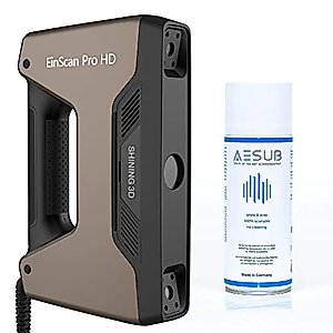 2023 EinScan Pro HD Versatility Handheld 3D Scanner with Solid Edge Shining3D Version CAD Software for Reverse Engineering, Healthcare, Manufacturing, Research, Art and Design