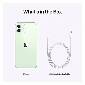 Apple iPhone 12 (256GB, Green) [Locked] + Carrier Subscription