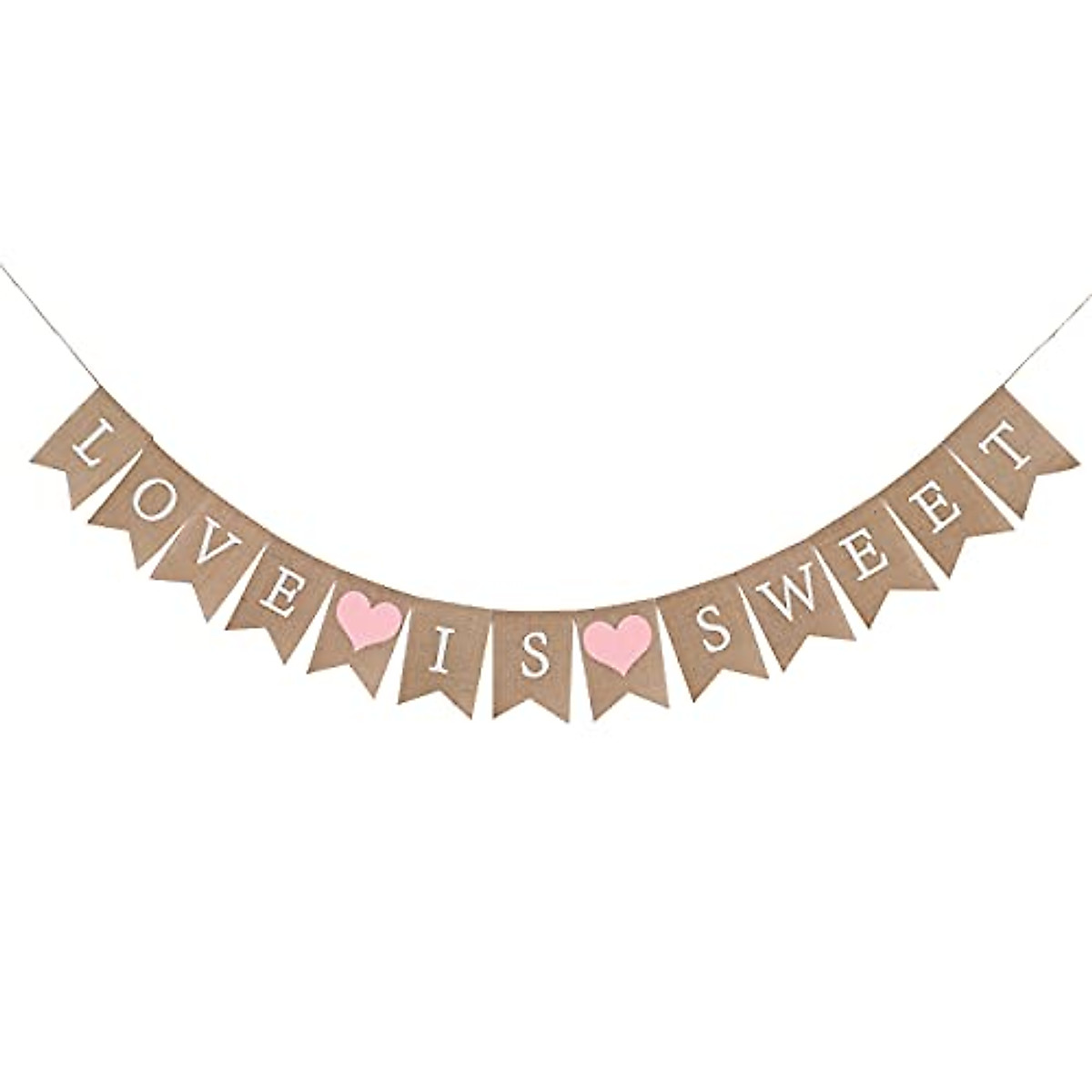 Love is Sweet Burlap Banner - Love is Sweet Decorations, Sweets Burlap Banner,Baby Shower,Photo Decoration Props, Rustic Wedding Bridal shower Decor