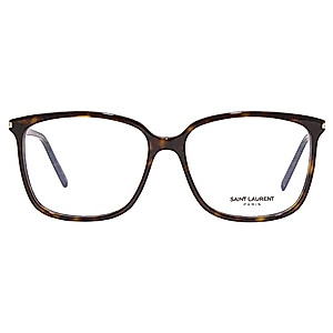 Saint Laurent SL453 002 Eyeglasses Women's Havana Full Rim Optical Frame 56mm