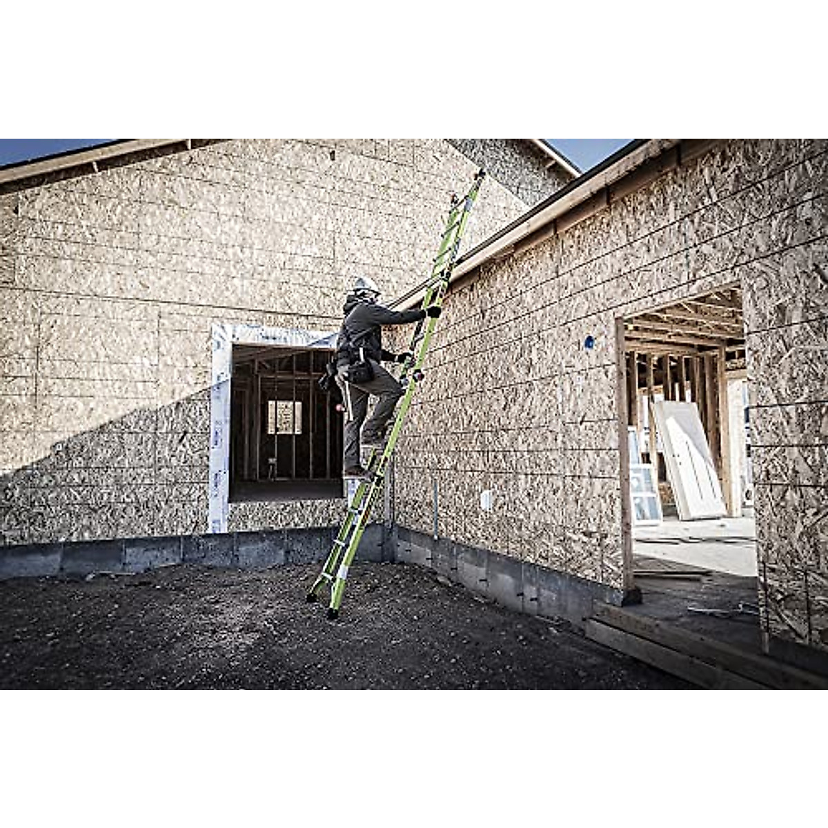 Little Giant Ladder Systems Dark Horse 2.0, M17, 17ft, Multi-Position Ladder, Fiberglass, Type 1A, 300 lbs Weight Rating, (16117-001)