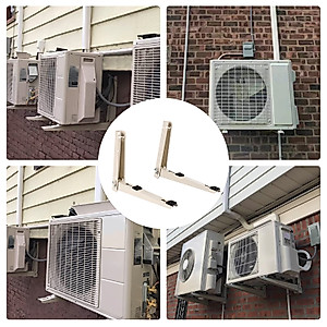 LILIJIA Mini Split Wall Mounting Bracket for 9000-36000 BTU Ductless AC/Heating System, Heavy Duty Condenser Mounting Brackets