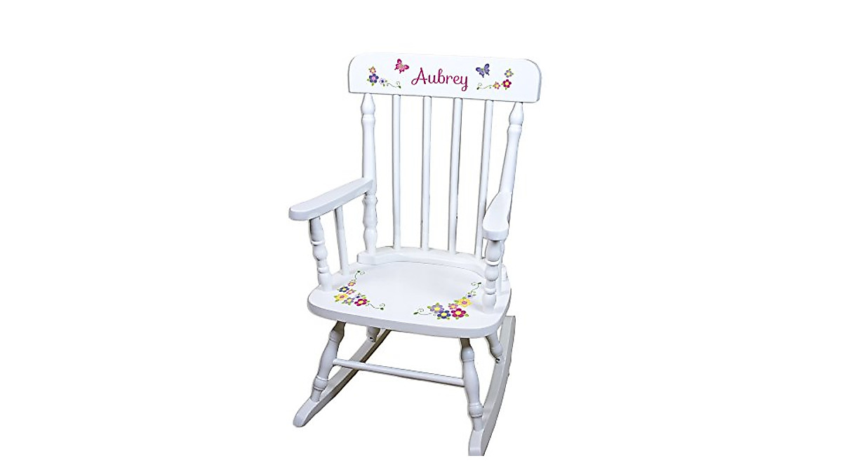 Personalized Butterfly Rocking Chair for Kids