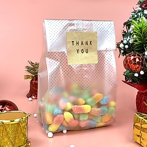 Cookie Bags, Cellophane Treat Bags, Muffin Bags, Dessert Bags, Baked Goods Bags, Translucent plastic bags for Candy, Cake