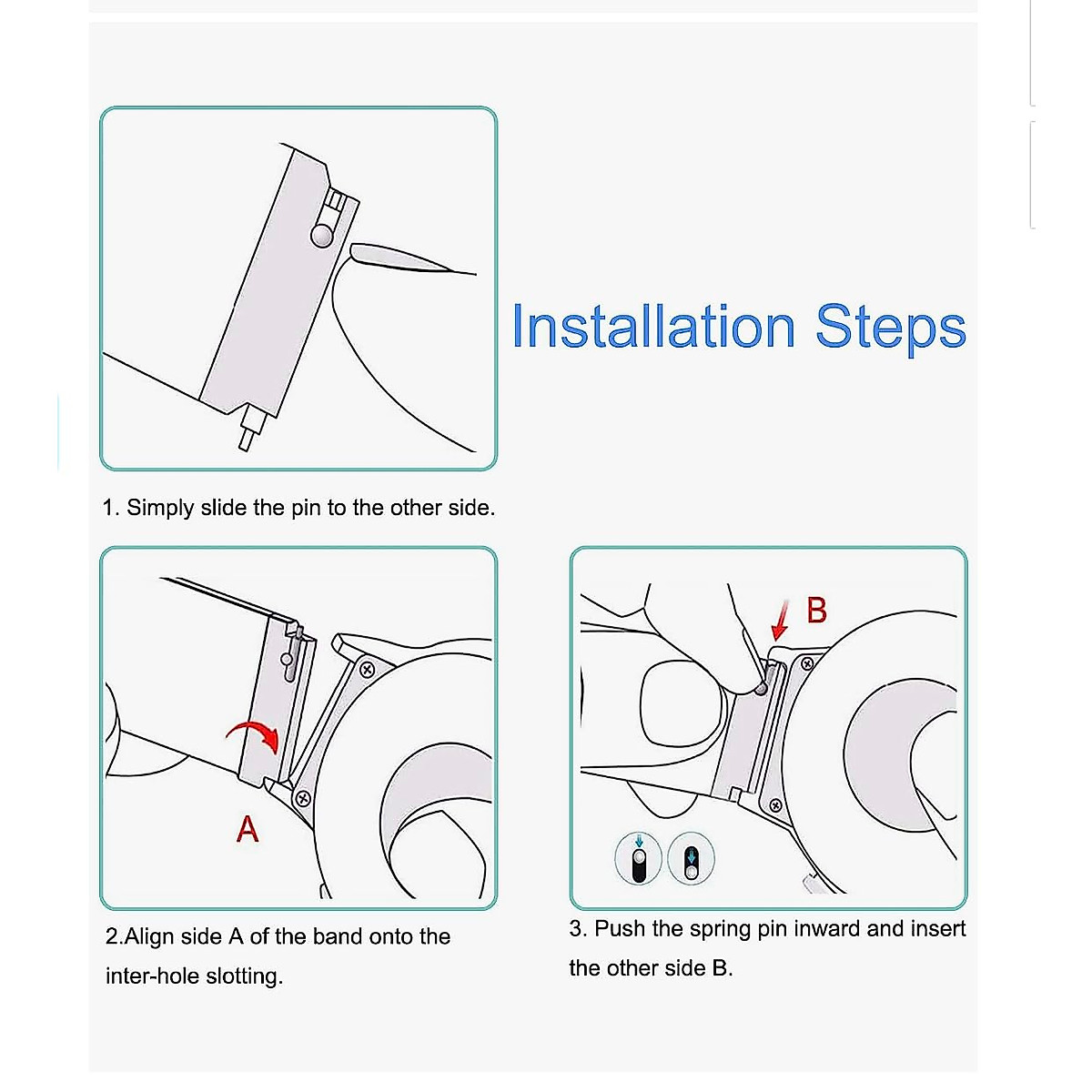 JMsmilestore Nylon Band Replacement 20mm for Gizmo Watch 3,2,1- Gabb Watch - Replacement Gabb Watch Bands for Boys and Girls (Light Green)