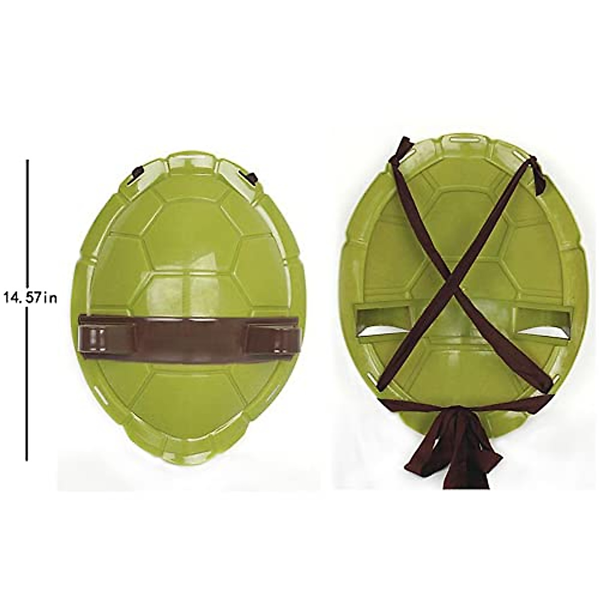 roikeas Halloween Costumes for Tortoise Shell, Super Hero Cosplay Costume for Kids Halloween, Birthday Gift (Orange)