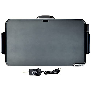 Presto 07072 Slimline Griddle, Black, 22"