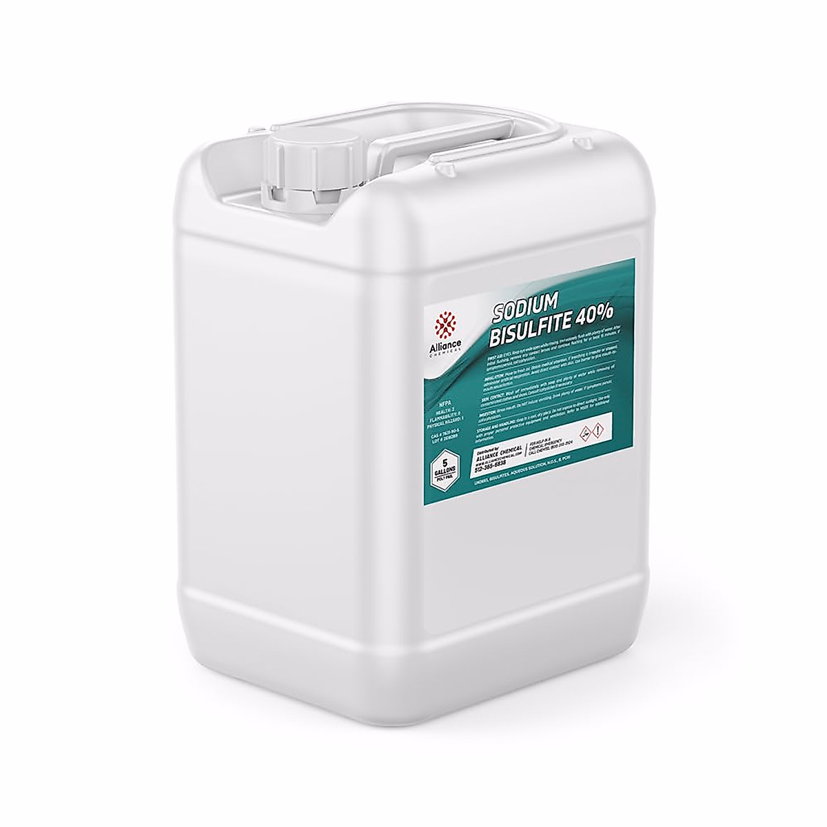 Sodium Bisulfite 40% - 5 Gallon Pail - Ideal for Commercial and Industrial use