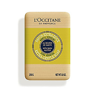 L'Occitane Extra-Gentle Vegetable Based Soap Enriched with Shea Butter - Verbena, 8.8 oz.