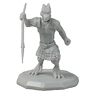 Monster Protectors- 28 Unpainted 1" Hex-Sized Fantasy Mini Figures for Your RPG Dungeon Campaigns