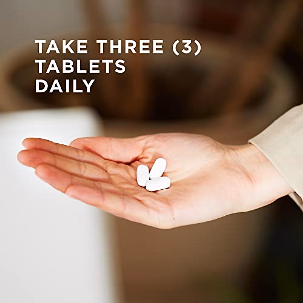 Solgar Calcium Magnesium Plus Zinc - 250 Tablets, Pack of 3 - Promotes Healthy Bones, Supports Nerve & Muscle Function - Non-GMO, Vegan, Gluten Free - 250 Total Servings