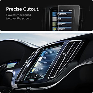 Spigen Tempered Glass Screen Protector [GlasTR Slim] designed for Volvo XC40 (2021-2023), XC60 (2021-2023), XC90 (2021-2023), S60 (2018-2023), S90 (2017-2023), V60 (2019-2023) 8.7" Dashboard Touchscreen - Matte/Anti Fingerprint