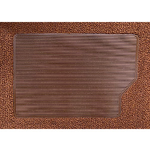 Replacement Auto Carpet Floor Liner - Molded Cutpile - fits 1974-1979 Ford F-100 Extended Cab 2WD Automatic C-6 Trans Column Shift (Medium Doeskin)