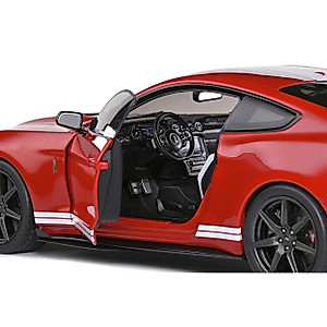 solido S1805903 Ford 1:18 Mustang GT500-Red, Multicolored