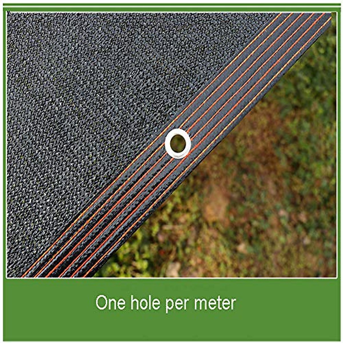 Sunblock Shade Cloth Knitted Mesh Tarp Black 10 16ft（34m） Breathable Encryption Net for Balcony Privacy Screen Fence