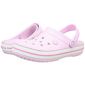 Crocs Unisex-Child Crocband Clogs (Todder Shoes), Ballerina Pink, 10 Toddler