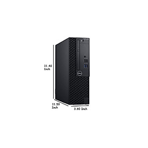 Dell Optiplex 3060 SFF Desktop PC, Intel i5-8500 3.0GHz 6 Core, 16GB DDR4, 256GB SSD, DVD-RW, WiFi, Win 10 Pro (Renewed)