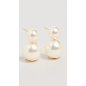 Jennifer Behr Women's Iris Earring, Pearl, Off White, One Size