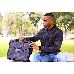 CASEMATIX Projector Travel Case Compatible with ViewSonic PA503S, PA503W, PA503X, PG703W, PG703 Projectors, HDMI Cable and Remote, Case Only