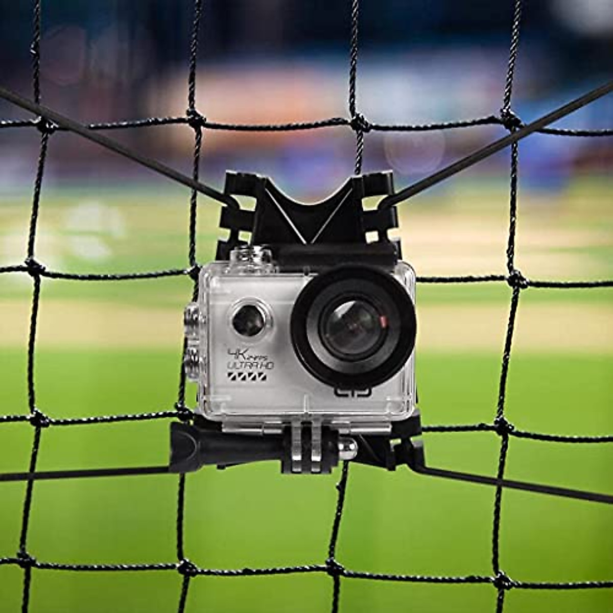fotoconic Backstop Chain Link Fence Mount Holder Compatible with GoPro, Insta360 One X2, Smart Phones, Mevo Star and Other Action Cameras for Recording Baseball Basketball Softball and Tennis Game