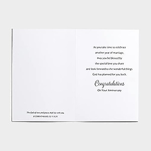 DaySpring - Happy Anniversary - Thomas Kinkade - Painter of Light - 4 Design Assortment with Scripture - 12 Boxed Cards & Envelopes (J1035)