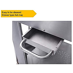 32.5" Wood Fired Stainless Steel Artisan Pizza Oven or Grill, Outdoor or Indoor