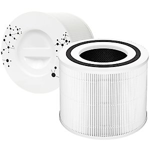 14 True HEPA Filter Replacement for Puro 240 Air Purifier, HP-14 240 Replacement Filter for 240 Air Purifier, 3-in-1 Activated Carbon Air Purifier Filter, 2 Pack