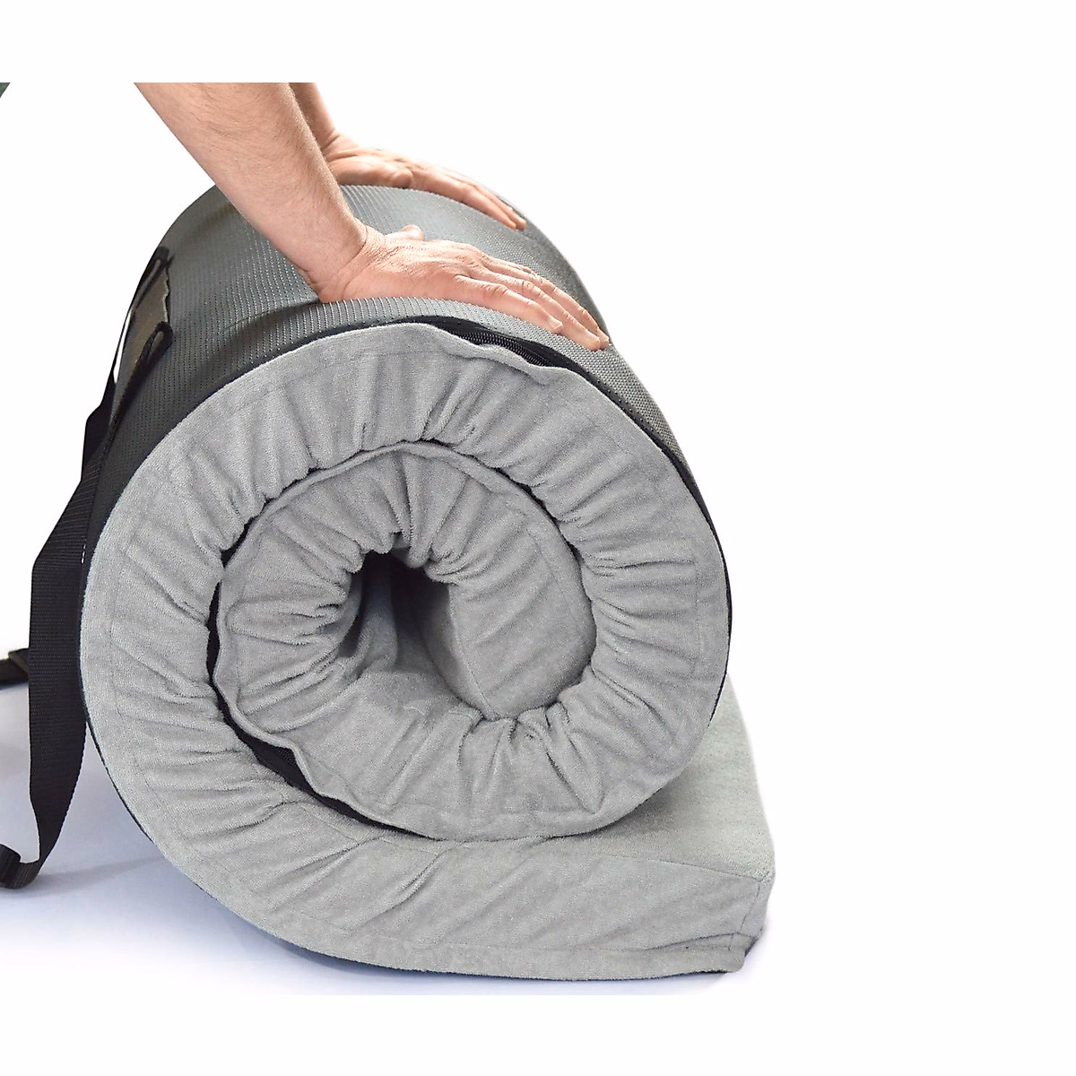 Better Habitat SleepReady Portable Floor Bed | 3 inch 100% CertiPUR-US Memory Foam | Twin, Single | Sleeping Pad, Camping Mattress | Roll Out, Foldable, Waterproof Cover, Travel Bag | 1 yr Warranty…