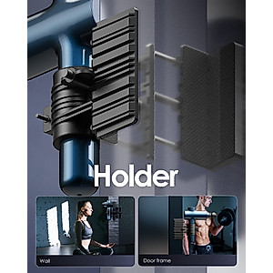 JOJOSEE Massage Gun Holder for Back, Hands Free Percussion Muscle for Self Massage, Compatible with Most Design for Massage Hard-to-Reach Area Holder ONLY