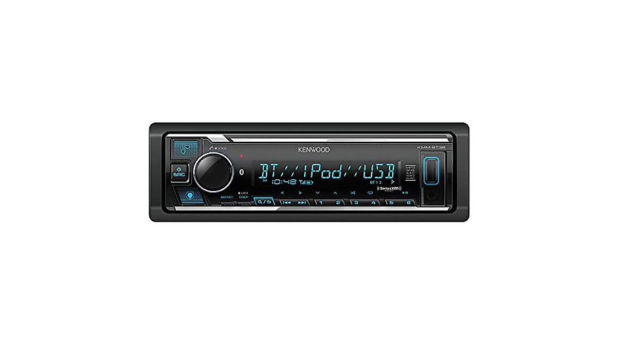 KENWOOD KMM-BT38 Bluetooth Car Stereo with USB Port, AM/FM Radio, MP3 Player, Multi Color LCD ...