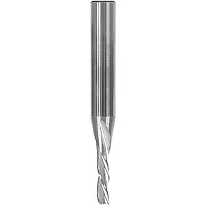 YONICO Downcut Router Bits Spiral 3 Flute Solid Carbide CNC End Mill 1/8-Inch Dia. 1/4-Inch Shank 32310-SC