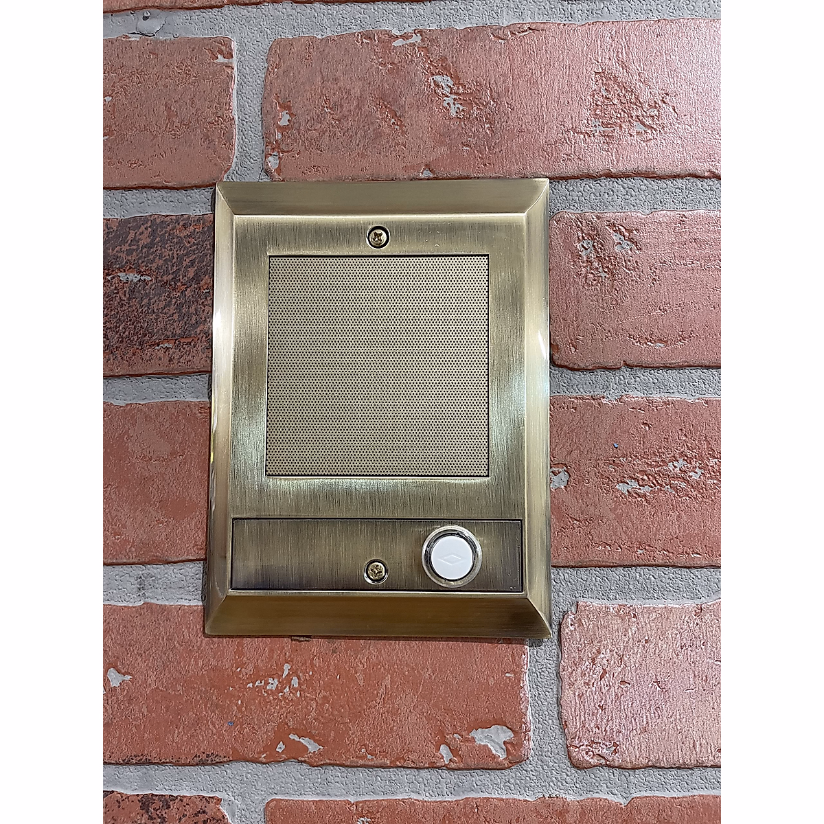 SCFM Replacement Door Speaker for Nutone Intercom IS-69PB IS-69AB IS-69WH IS-69 (Antique Brass)