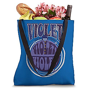 Willy Wonka and the Chocolate Factory Violet Logo Tote Bag