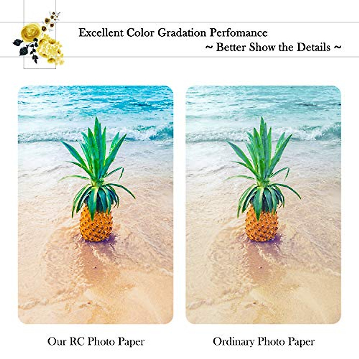 A-SUB Premium Photo Paper Luster 11x17 Inch 66lb for Inkjet Printers 50 Sheets